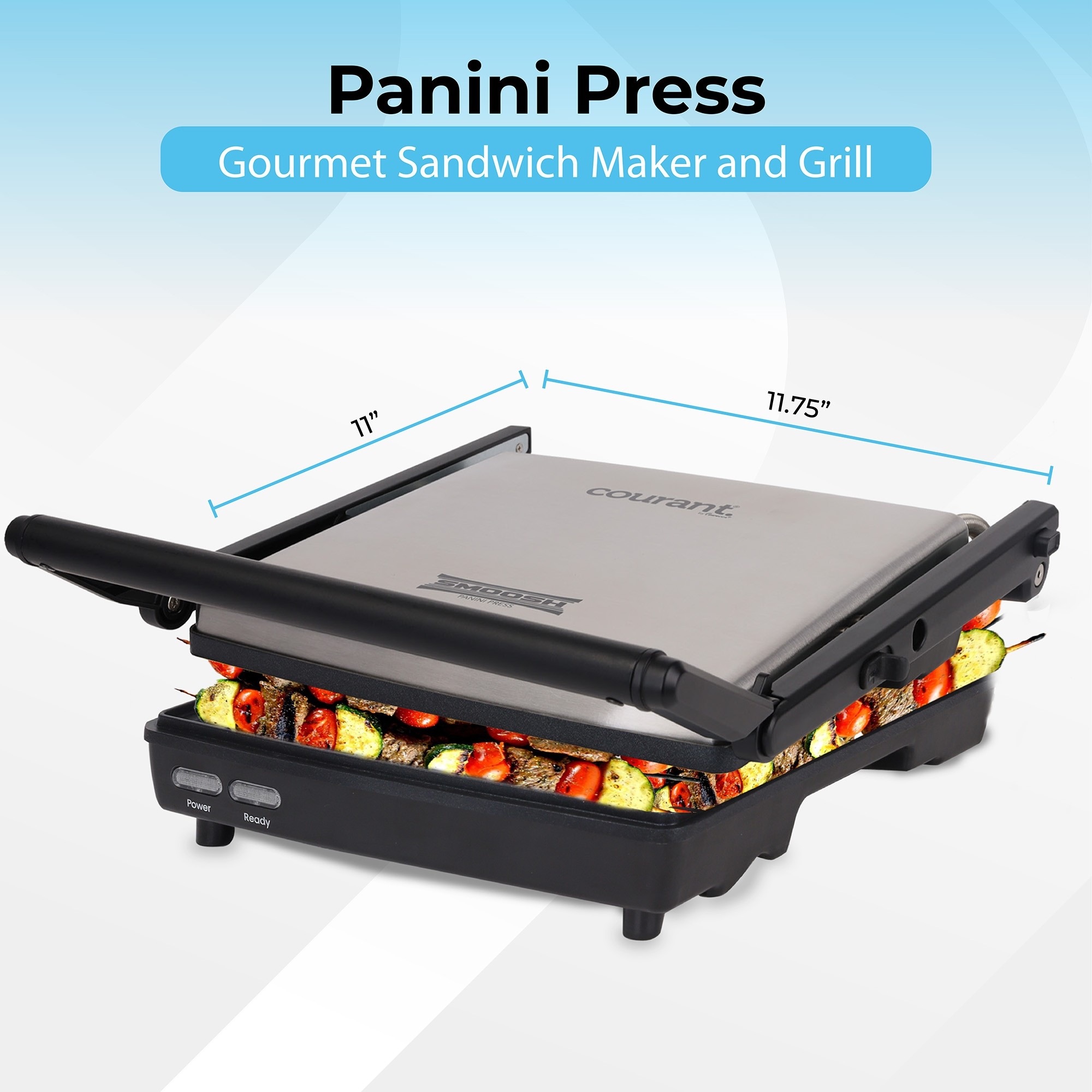Courant Courant Smoosh! Gourmet Panini Maker and Grill