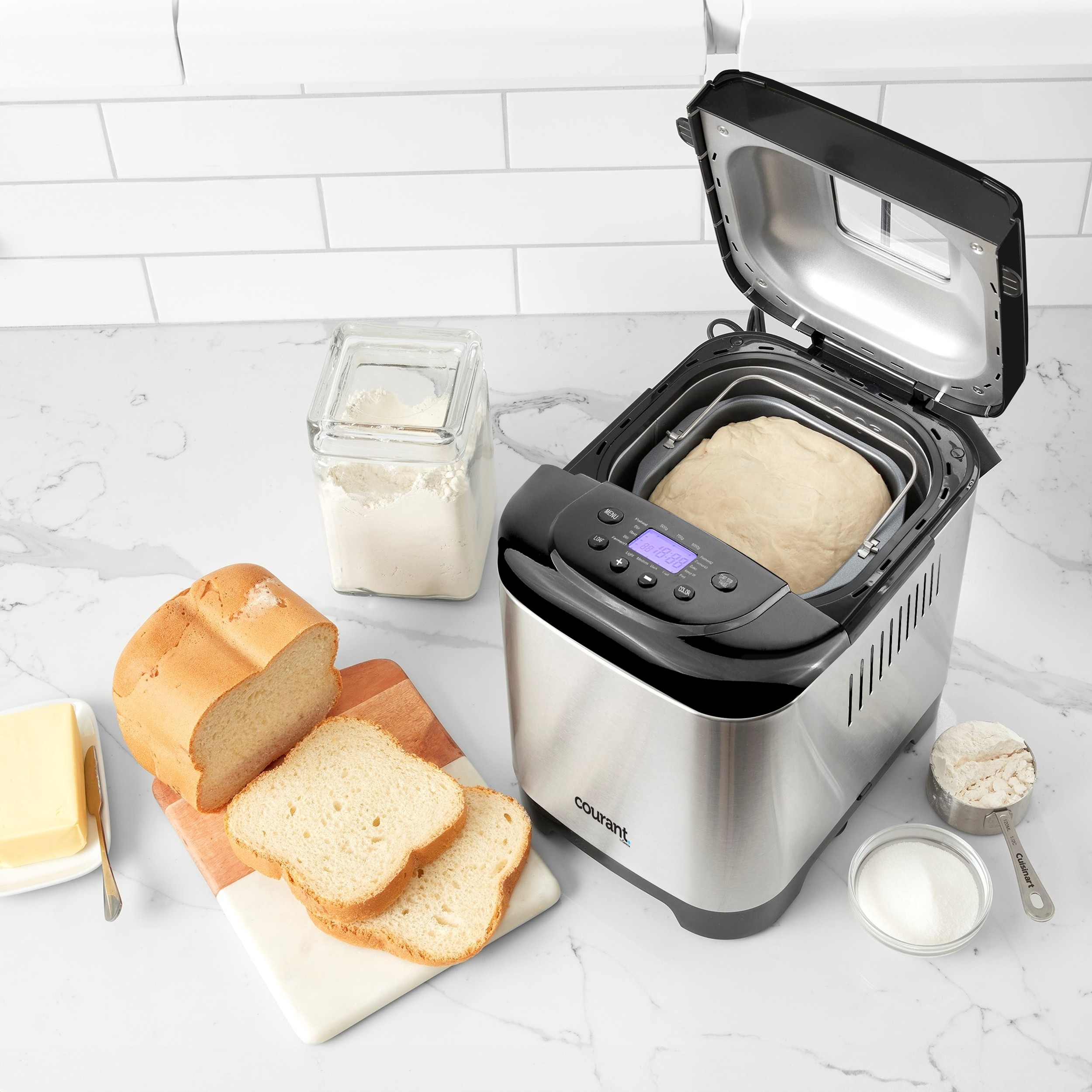 Courant 2 Lbs. Automatic Bread Maker - Stainless Steel