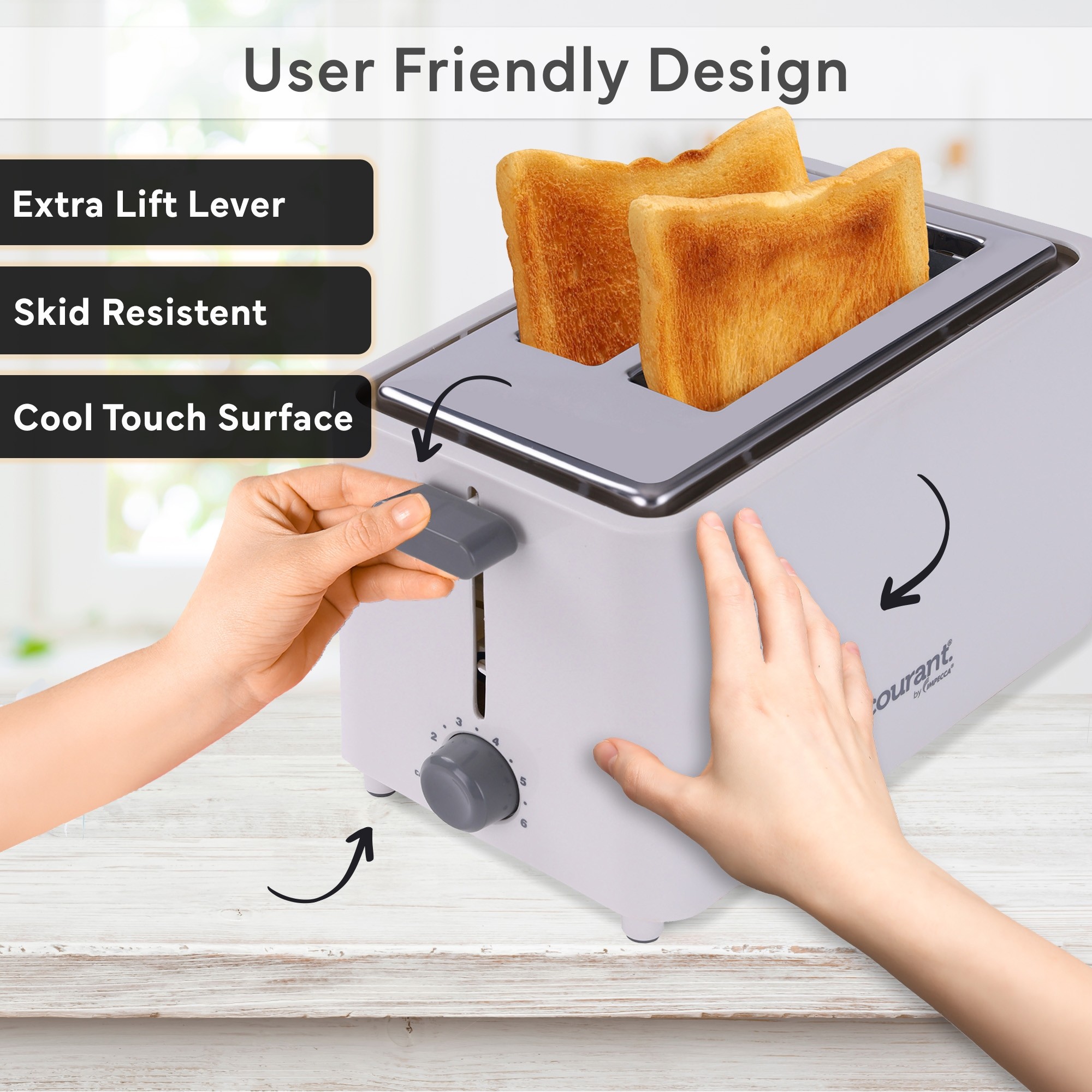 Cool Touch 2-Slice Toaster - White